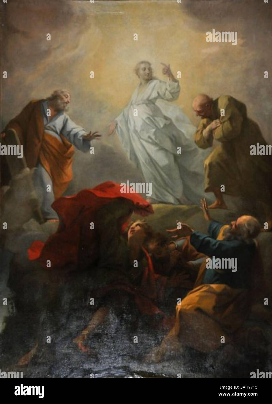 Jean Restout's 'Transfiguration' depicts the biblical moment of Christ ...
