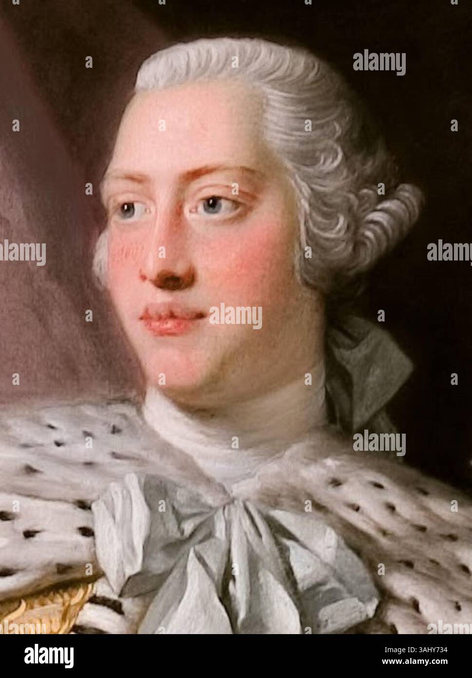 A portrait of King George III of the United Kingdom, painted by Allan ...