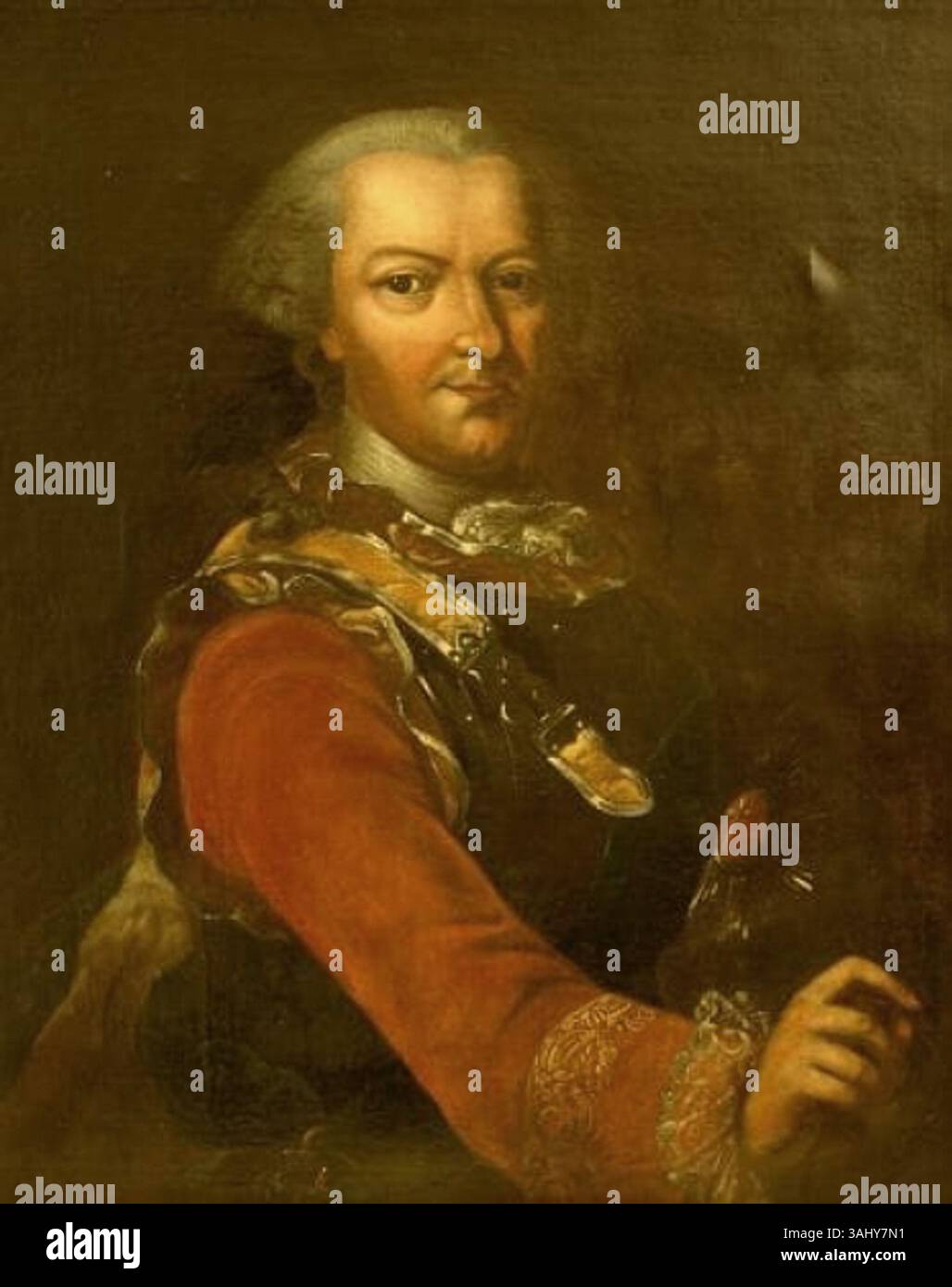 This 18th-century portrait depicts Markgraf Friedrich of Brandenburg ...