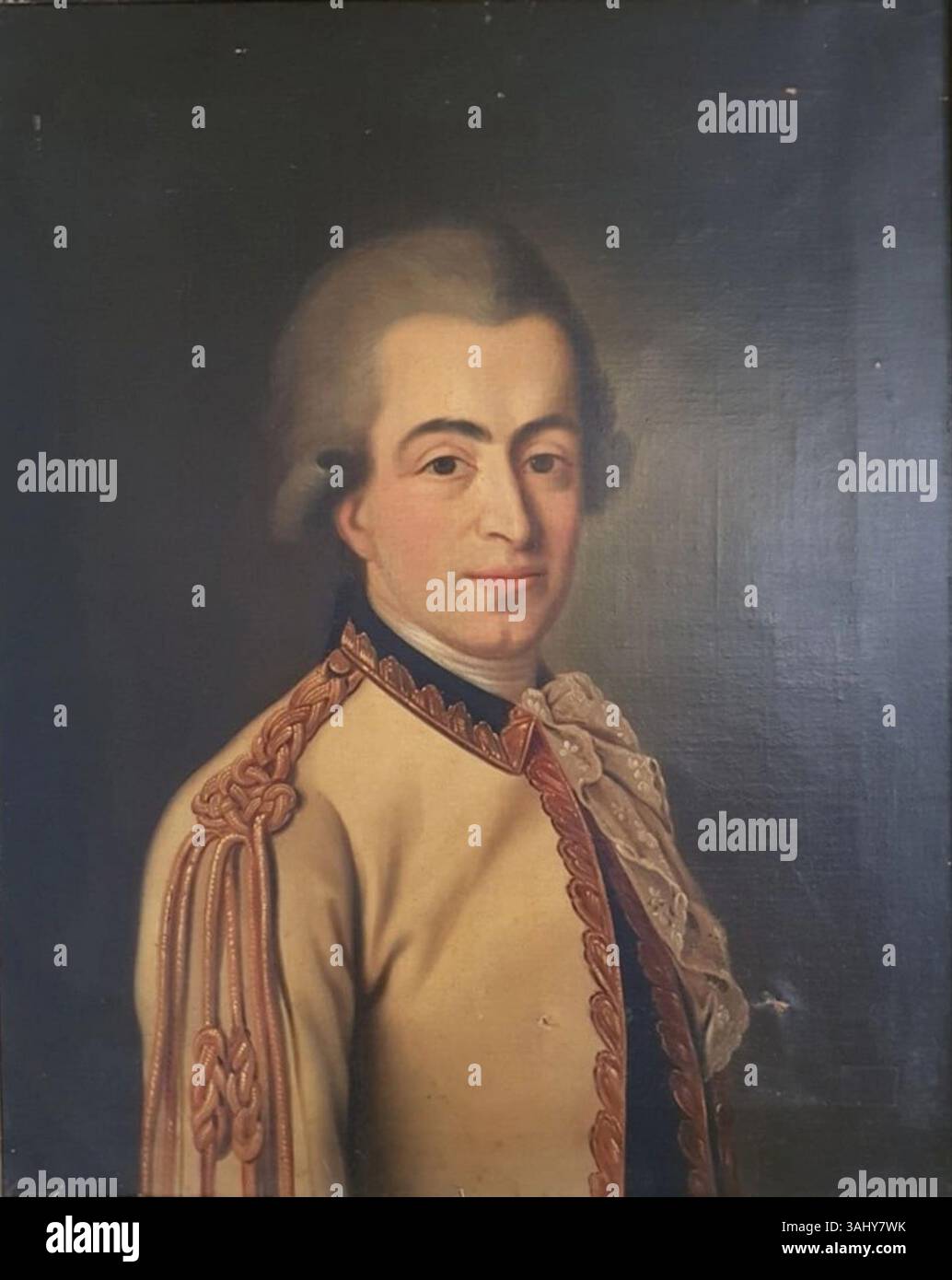 This 18th-century portrait depicts Gavriil Ilyich Bibikov, an important Russian historical ...