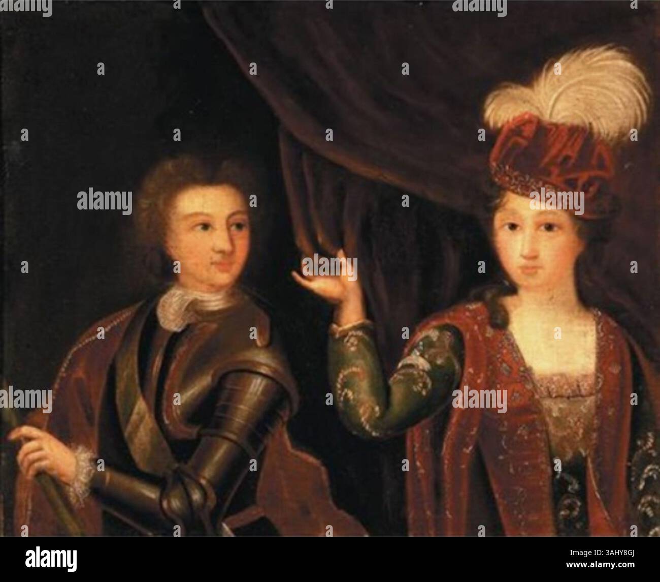This early 18th-century French portrait depicts Louis Alexandre, Count ...