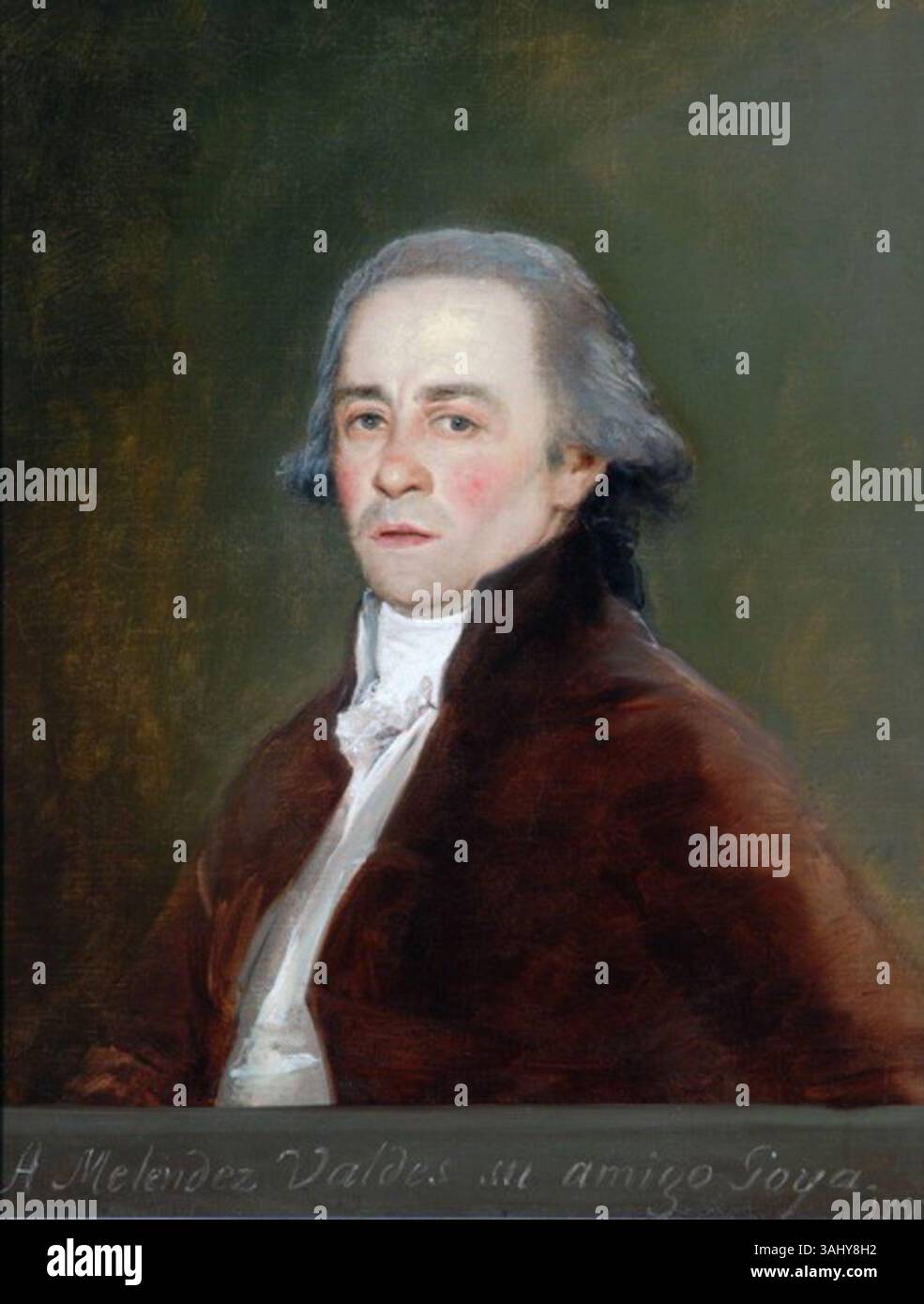 This 1797 portrait by Francisco de Goya depicts Juan Meléndez Valdés, a ...