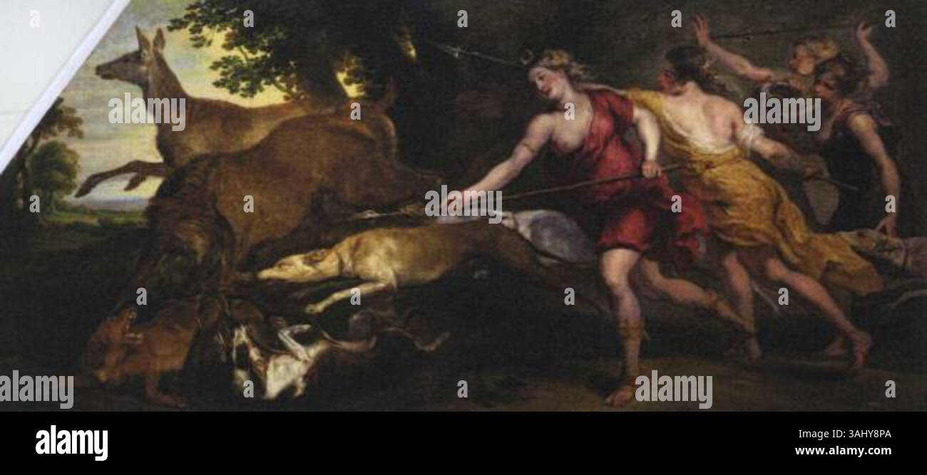 Peter Paul Rubens' 'Diana and Nymphs Hunting,' an oil painting from ...