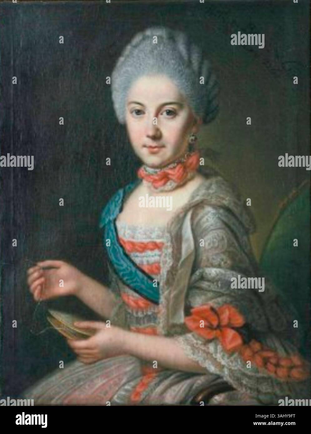 Portrait of Augusta Dorothea (1749–1810), Abbess of Gandersheim Abbey ...