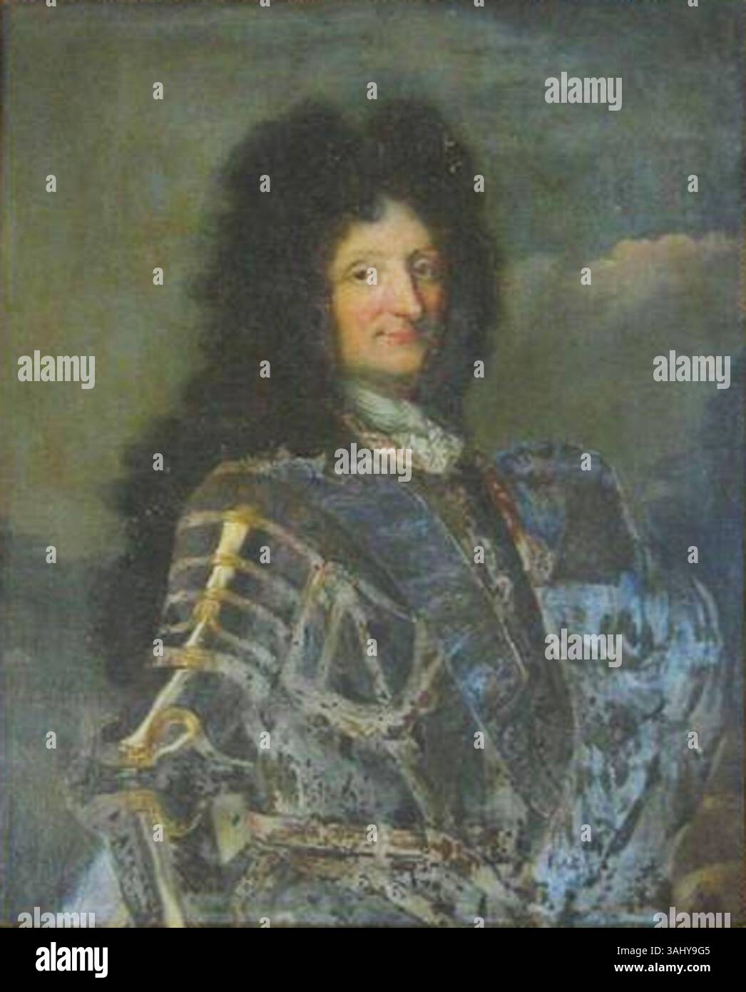 This portrait, attributed to a follower of Hyacinthe Rigaud, depicts ...