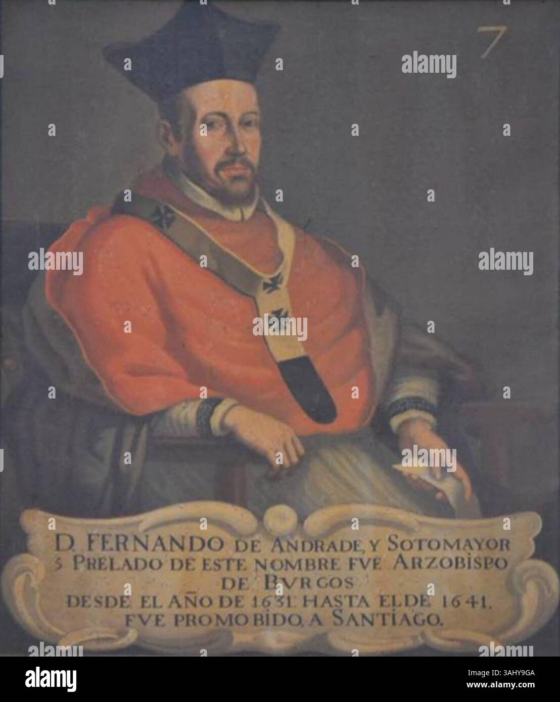 This portrait, painted by Nicolás Antonio Quadra around 1711, depicts ...