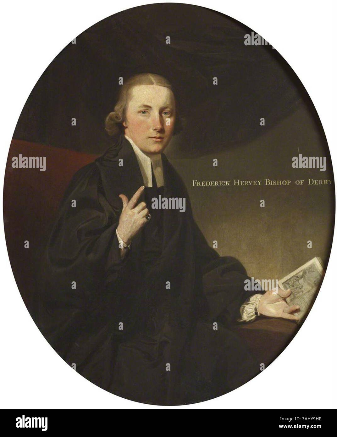 A portrait of Frederick Augustus Hervey, Bishop of Derry and later 4th ...