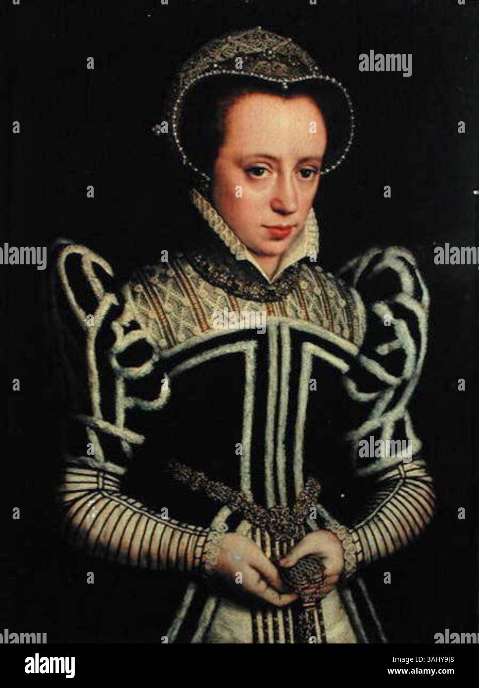 This 16th-century oil portrait, possibly depicting Mary Queen of Scots ...