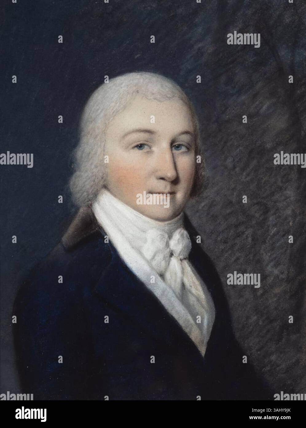 This pastel on paper, created by James Sharples, depicts the Count de ...