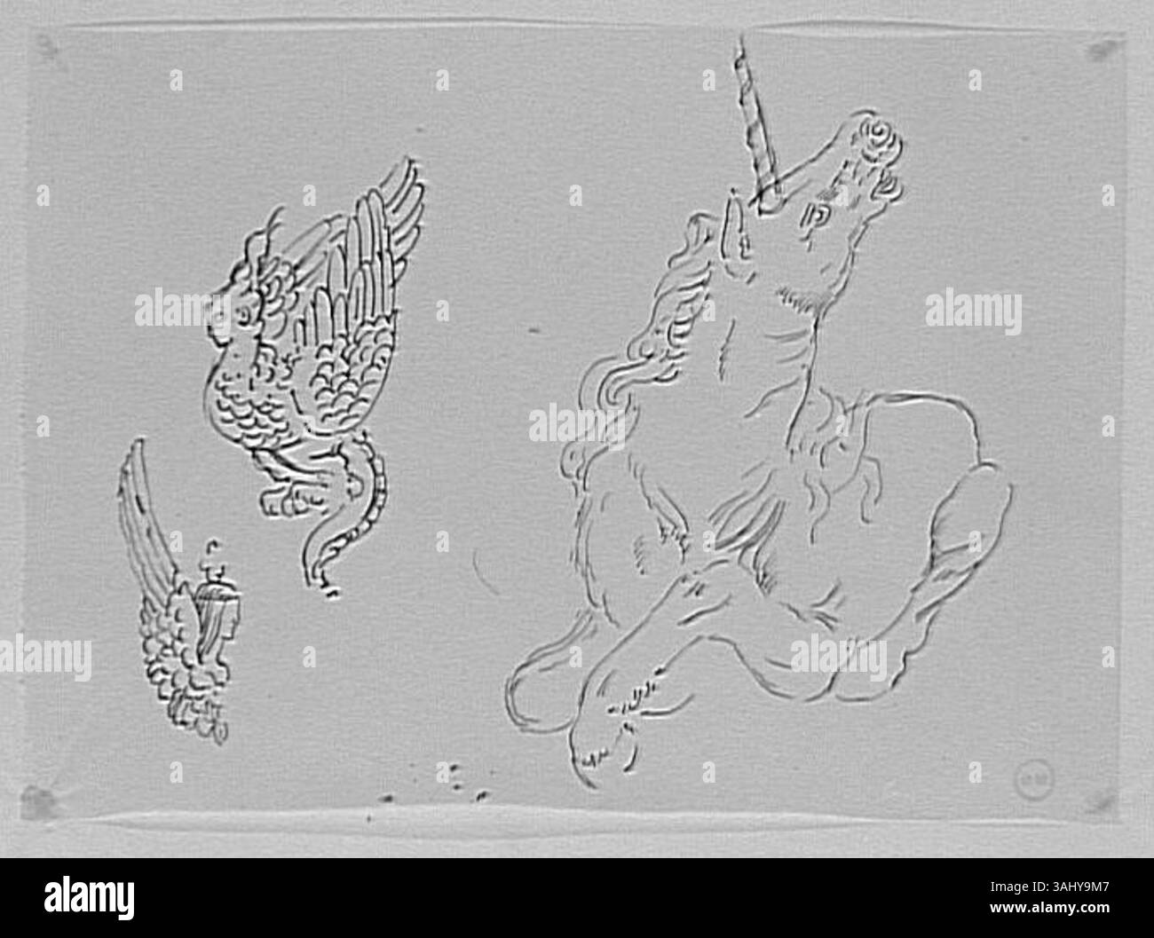 Dessin de créature fantastique hi-res stock photography and images - Alamy