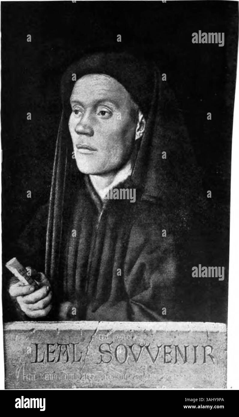 Jan van Eyck’s 'Portrait of a Man' (1432) is a detailed oil painting ...