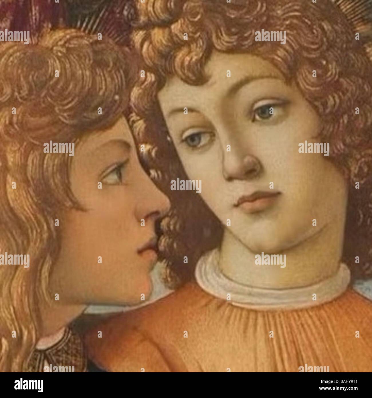 This tempera on panel painting, created by Sandro Botticelli around ...