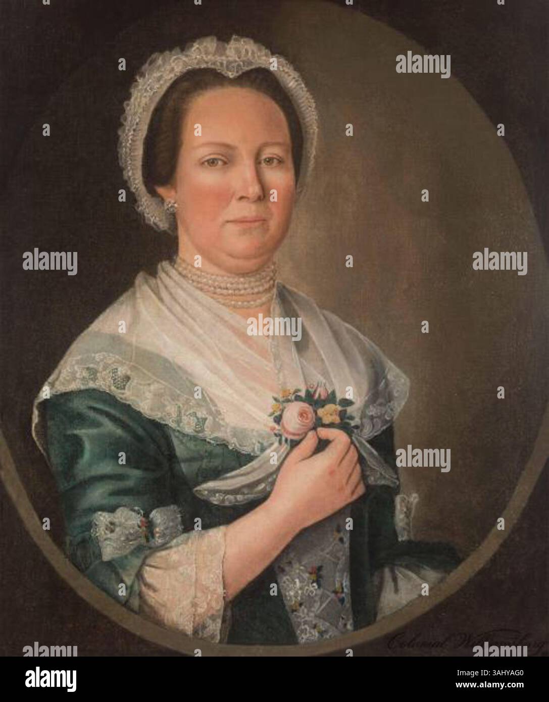 John Durand’s portrait of Catherine Curle Barraud, wife of Daniel ...