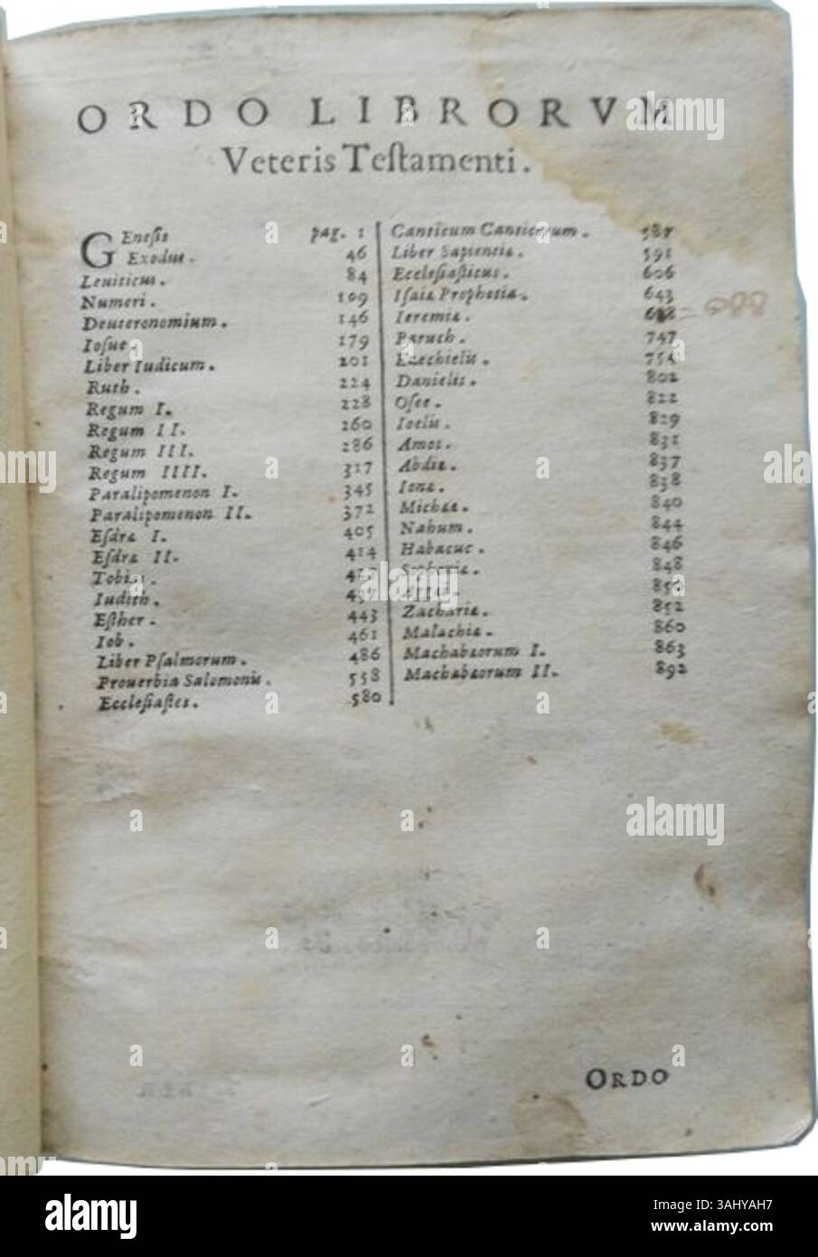 The 1598 Sixto-Clementine Vulgate, an important Latin Bible translation ...