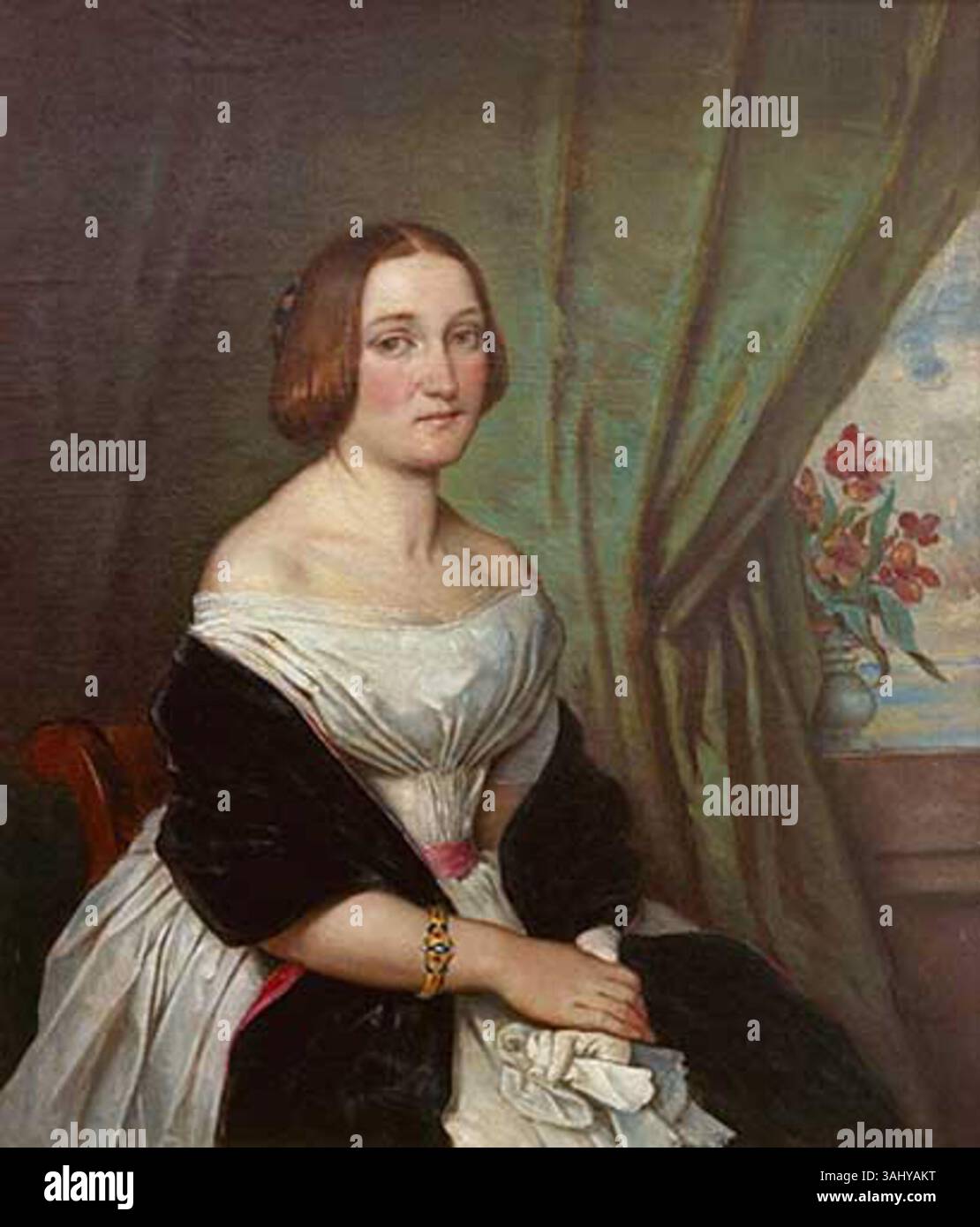 Moritz von Schwind's 1840 portrait of Friederike Sachs captures the ...