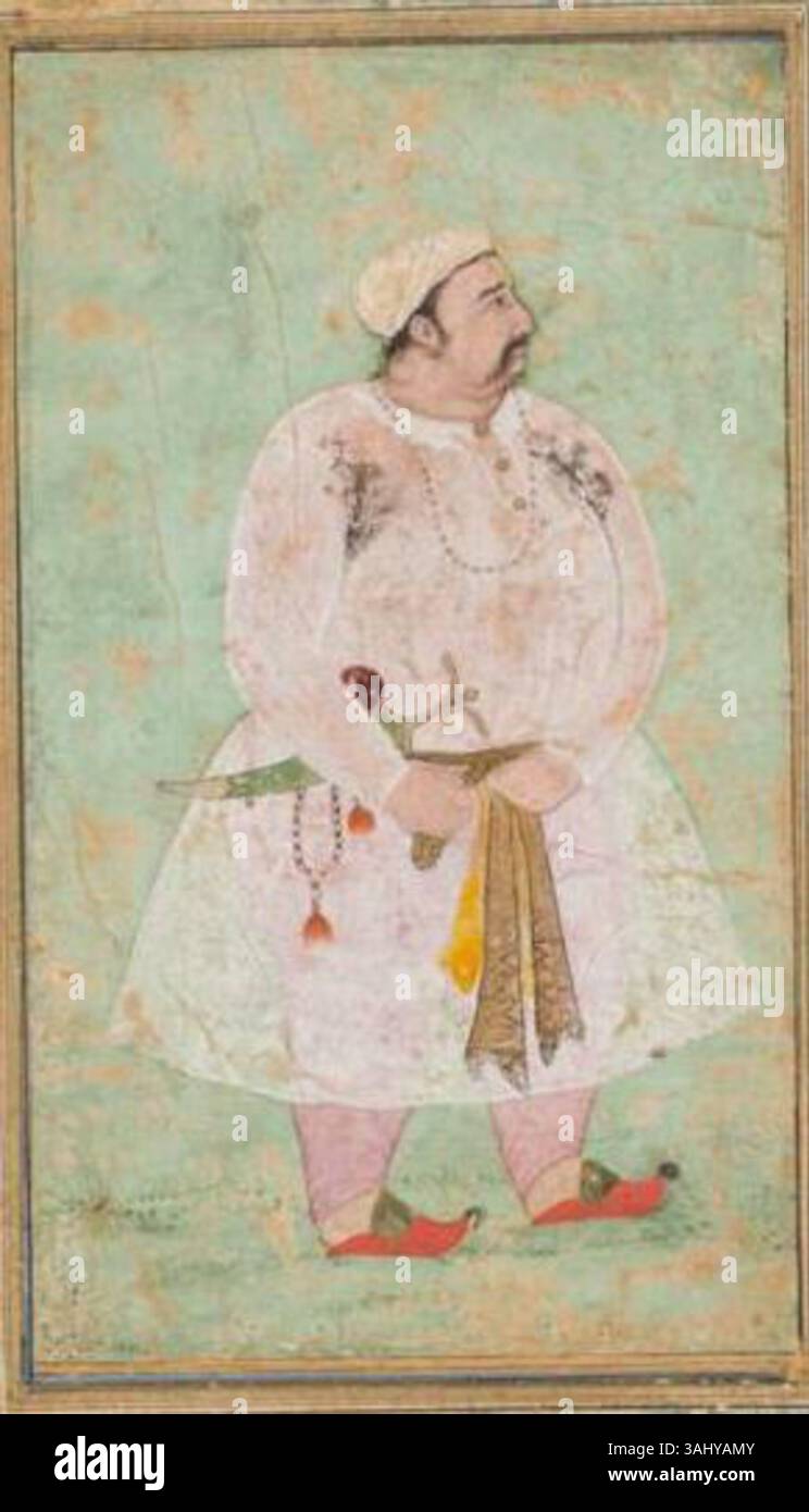 The portrait of Raja Udai Singh of Marwar, also known as Mota Raja ...