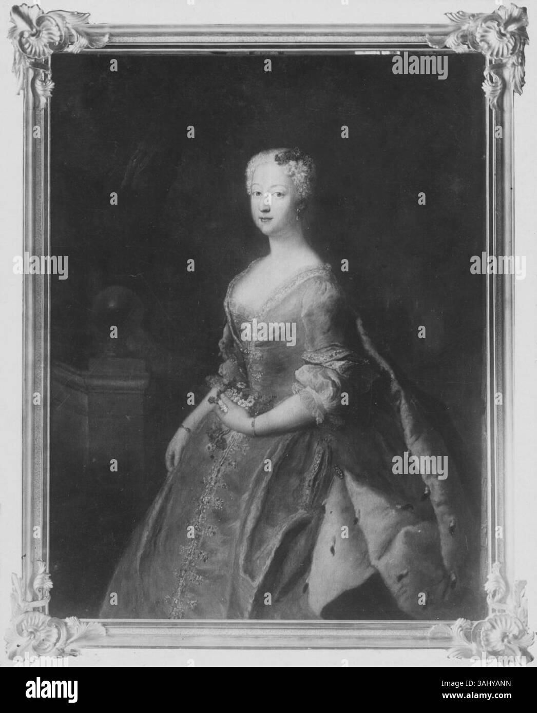 Antoine Pesne's portrait of Filippina Charlotta, Princess of Prussia ...