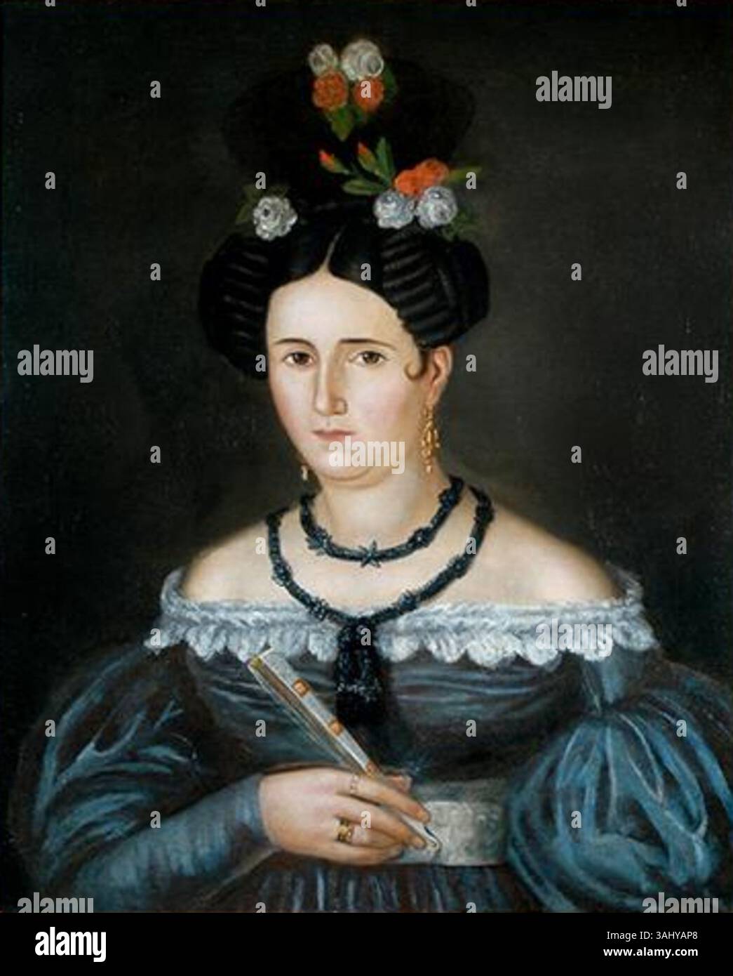 This 19th-century painting by Fernando García del Molino depicts ...