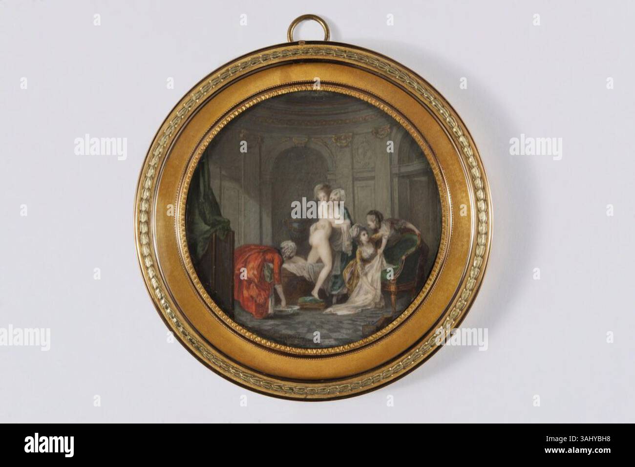 'The Bath,' painted by Niclas Lafrensen d.y. in 1775, is housed in the ...