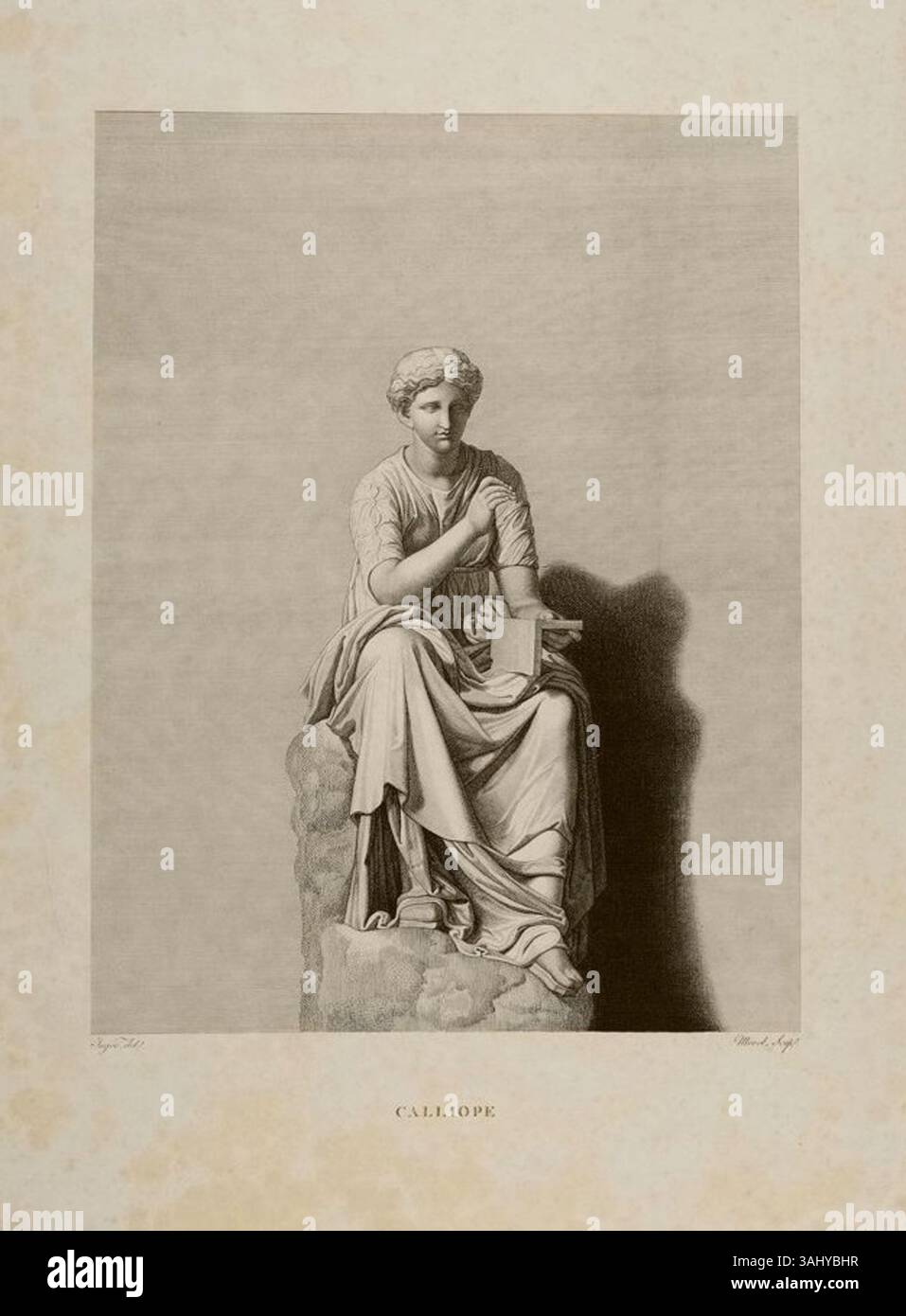 'Calliope' by Antoine-Alexandre Morel, created around 1800, is a ...