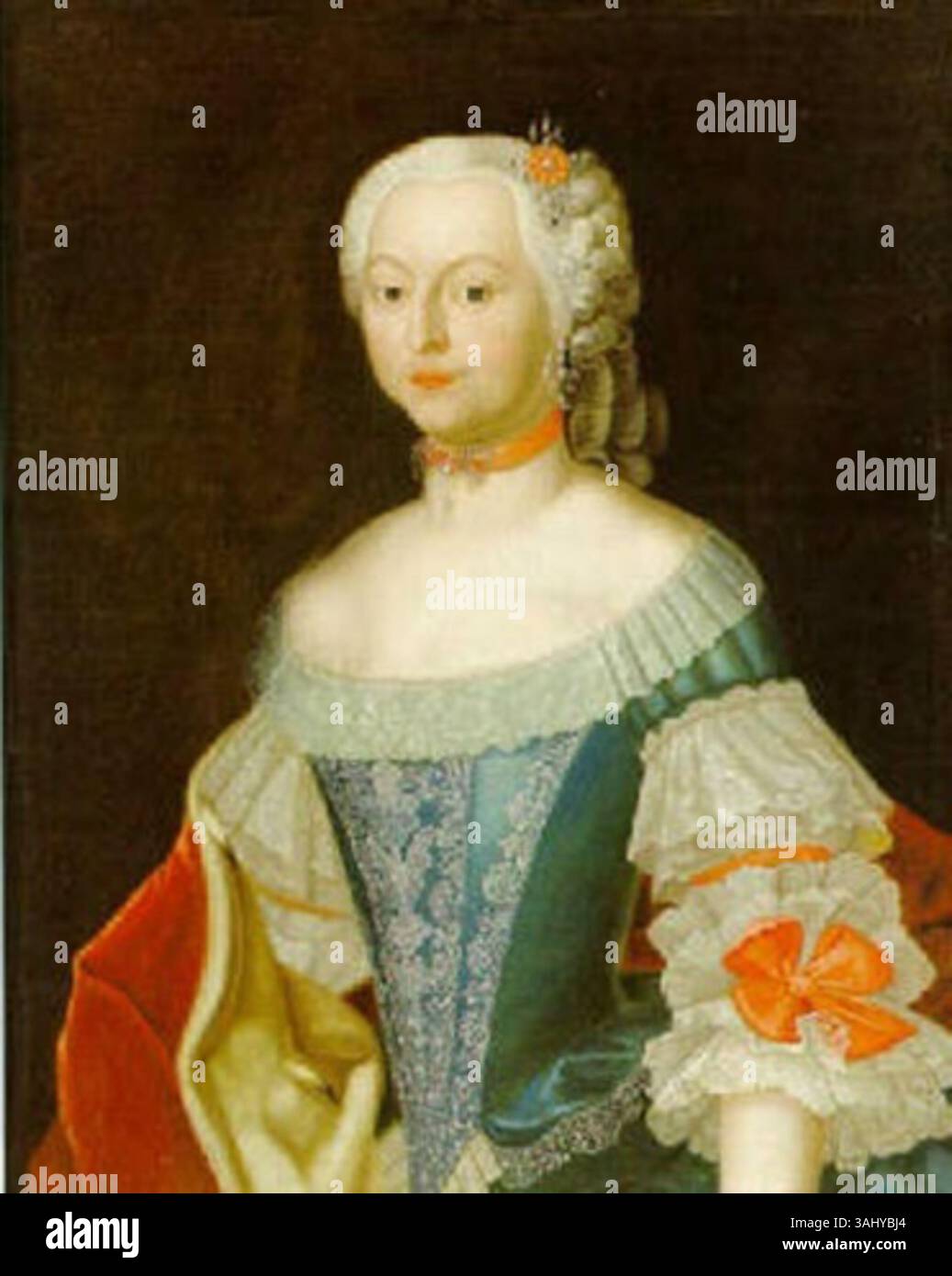 This 18th-century oil on canvas painting, from the German School ...