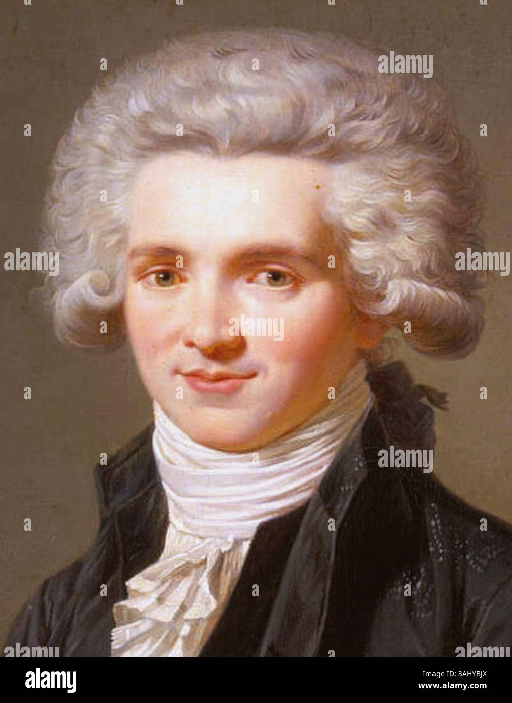 This portrait of Maximilien Robespierre, painted by Pierre Roch ...