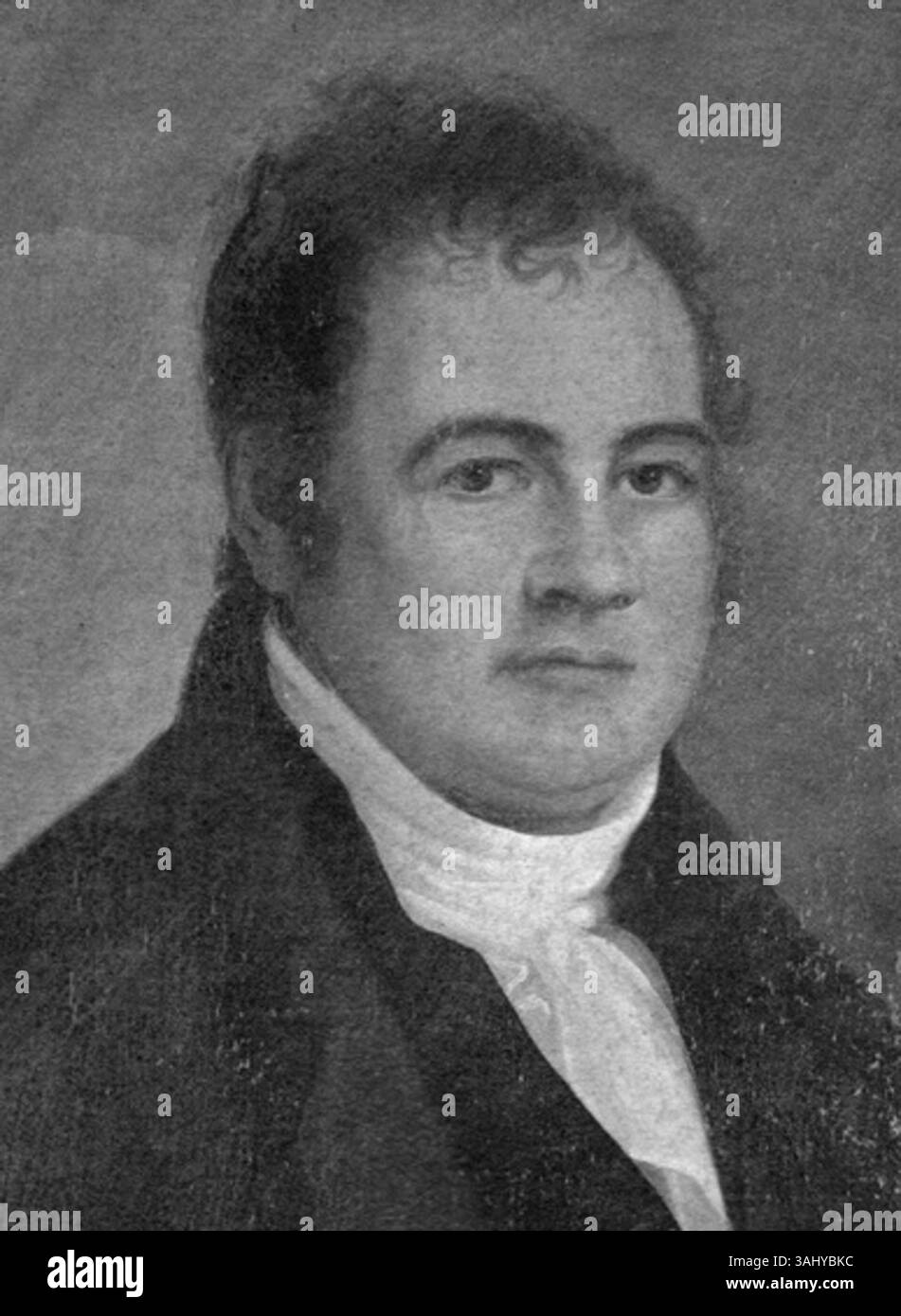 This portrait from 1804 depicts Solomon Southwick, a notable newspaper ...