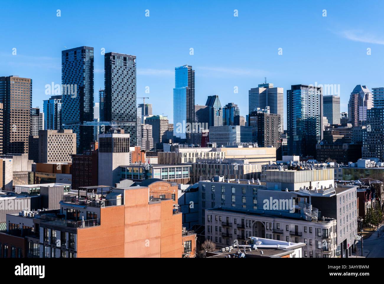 Montreal, Canada - April 4, 2025: A sweeping view of Montreal's diverse ...