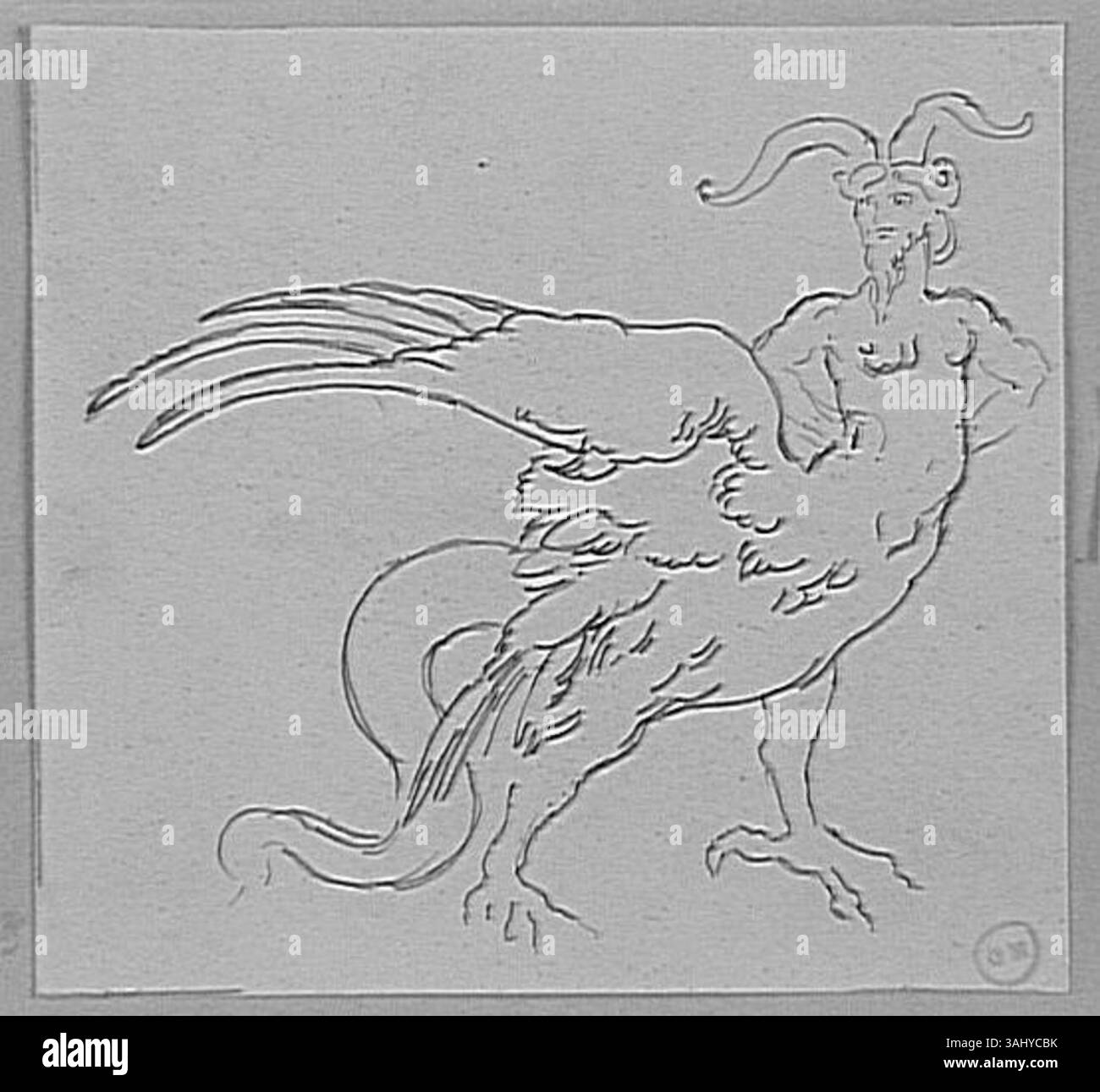 Gustave Moreau’s study of the Chimera, a mythical creature, is part of ...