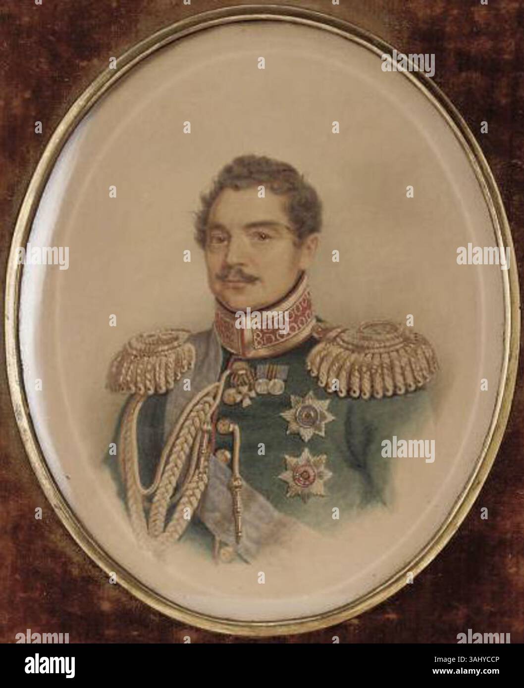 This mid-19th century portrait, attributed to Vasiliy Vasilievich ...