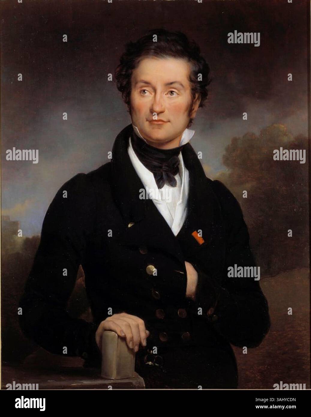 This 1844 oil painting by Jean-Baptiste Paulin Guérin depicts Charles ...