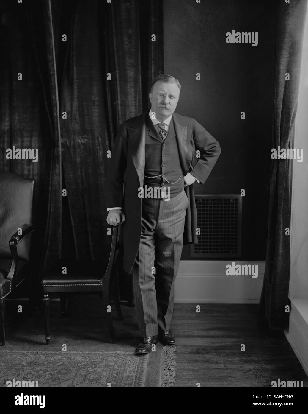 July 13, 2017 - U.S. President Theodore Roosevelt, Portrait, Harris ...