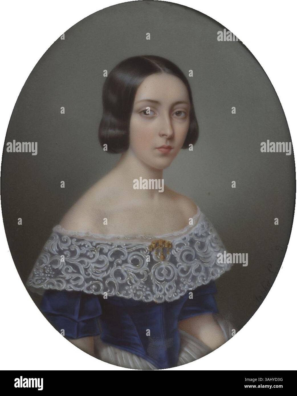 The portrait of Princess Isabella Alvarez de Toledo, painted by Sophie ...