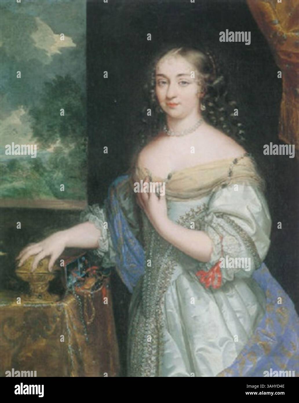 This 17th-century oil painting attributed to Pierre Mignard depicts a ...
