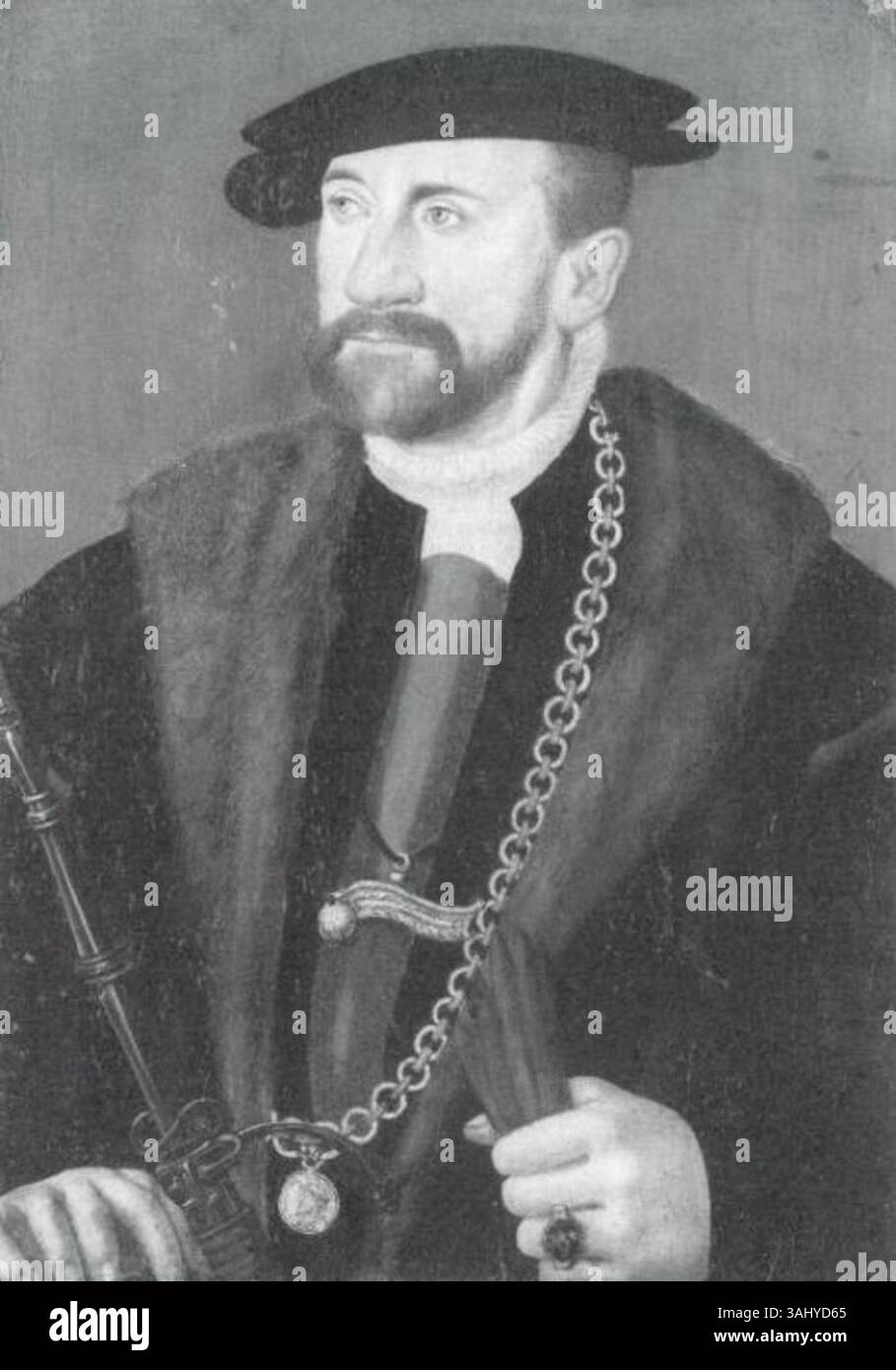 This circa 1540-1550 portrait, attributed to Conrad Faber von Kreuznach ...