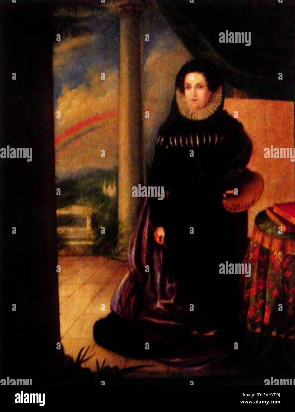 This 1829 self-portrait by Therese Eissl is an oil on canvas work ...