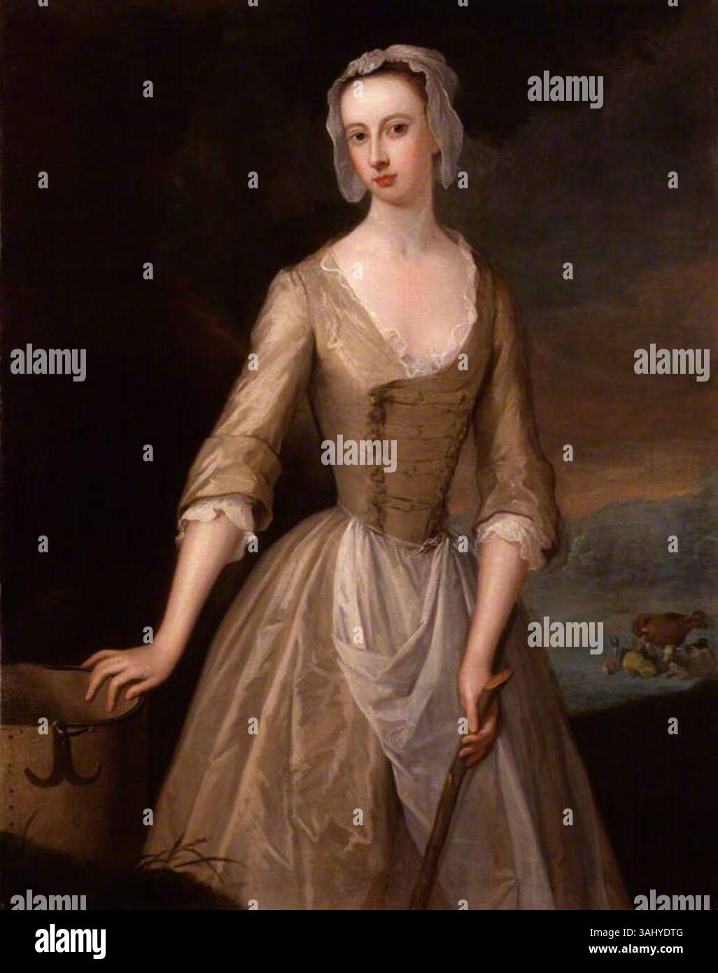 This circa 1725 portrait, attributed to Charles Jervas, depicts ...