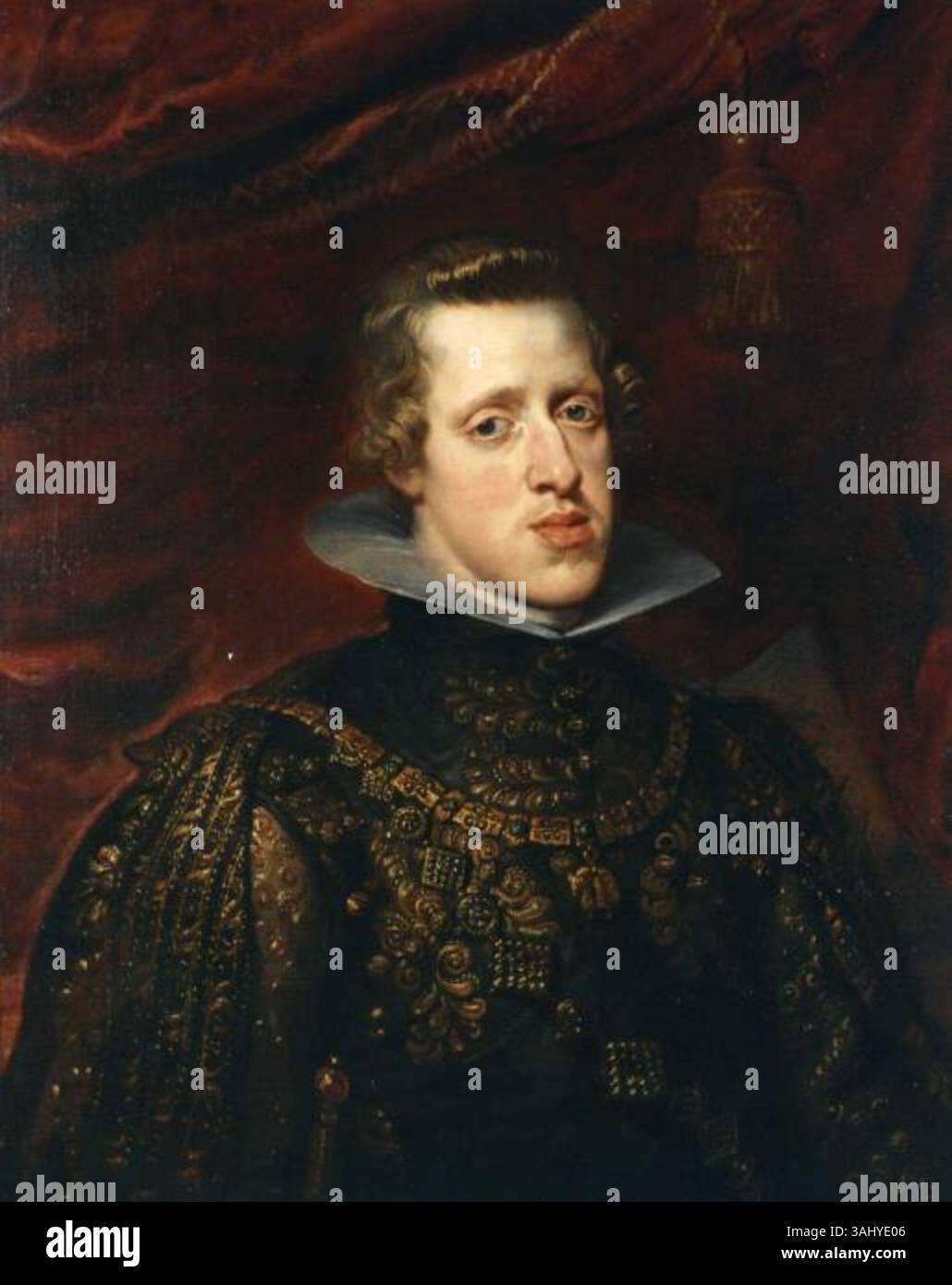 Peter Paul Rubens' portrait of Philip IV of Spain, painted around 1629, depicts the Spanish king ...