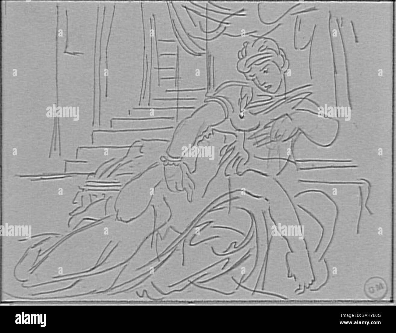 Etude pour Samson et Dalila is a preparatory study by Gustave Moreau ...