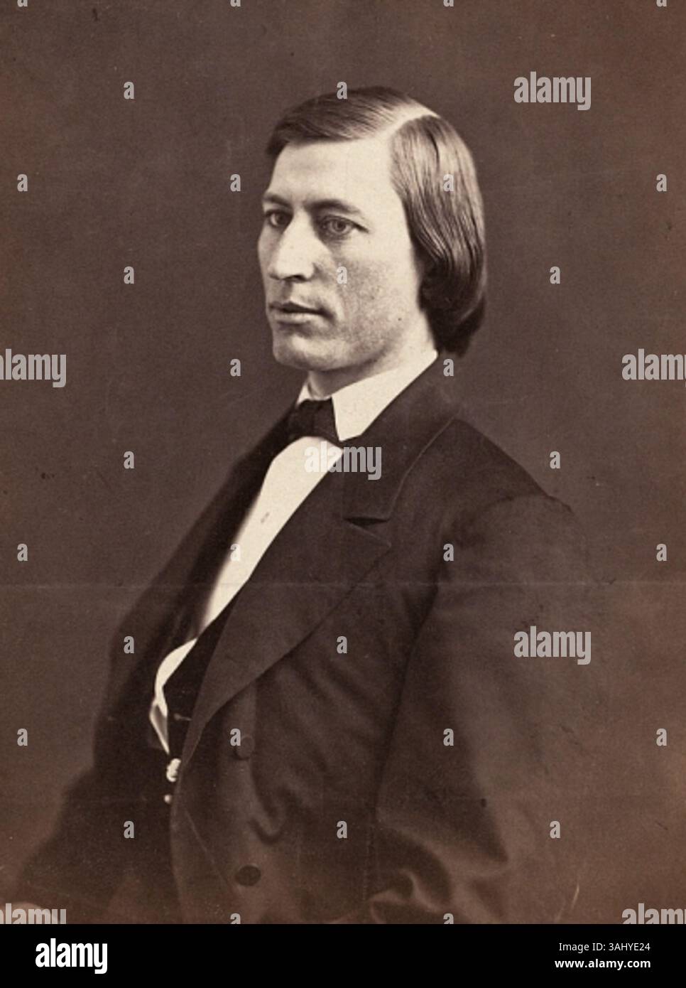 A cropped version of the portrait of Henry Clay Pate by Jeremiah Gurney ...