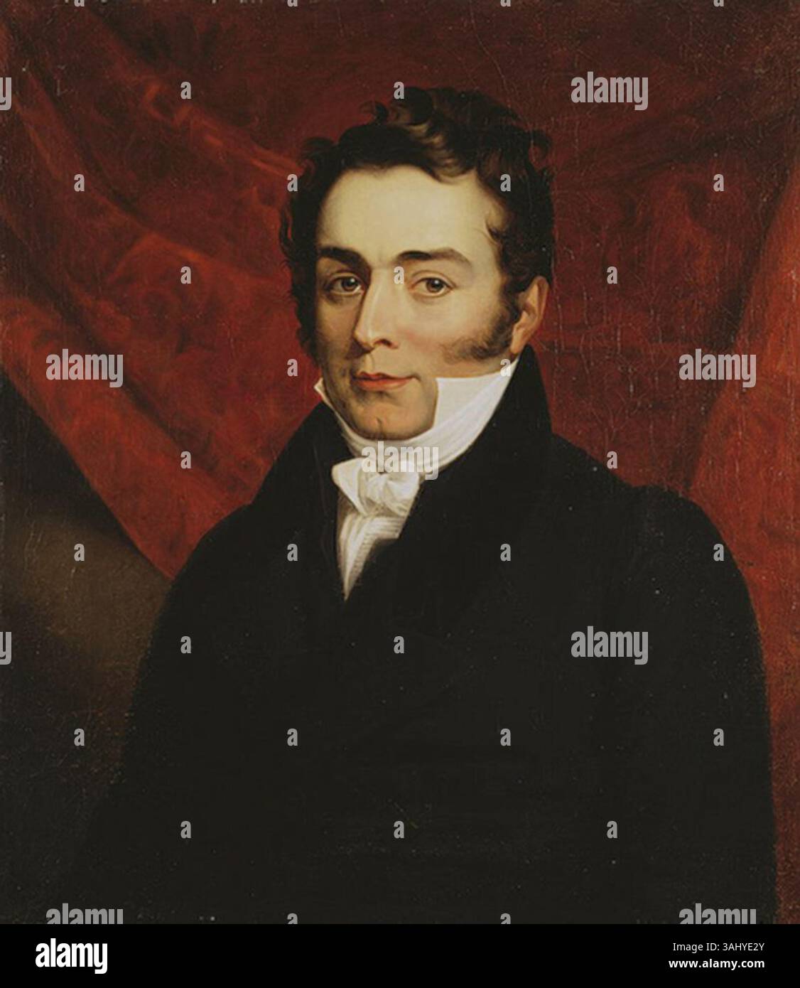 This 1823 portrait by George Dawe of Alexander Ivanovich Ribopier ...