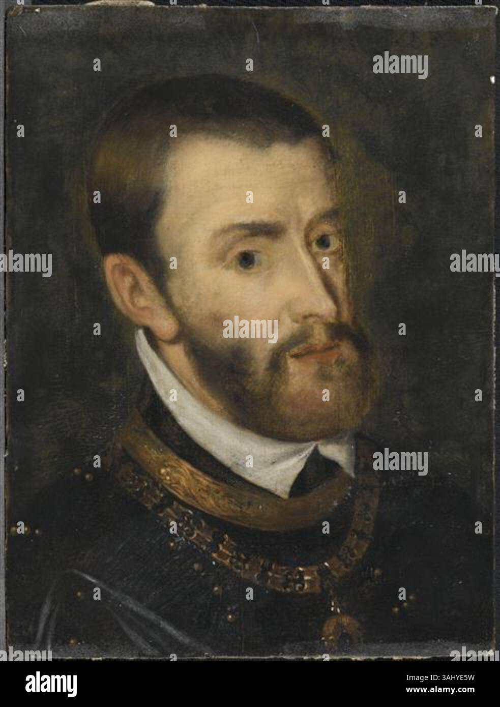 This portrait of Emperor Charles V, painted circa 1615 by Augustin ...