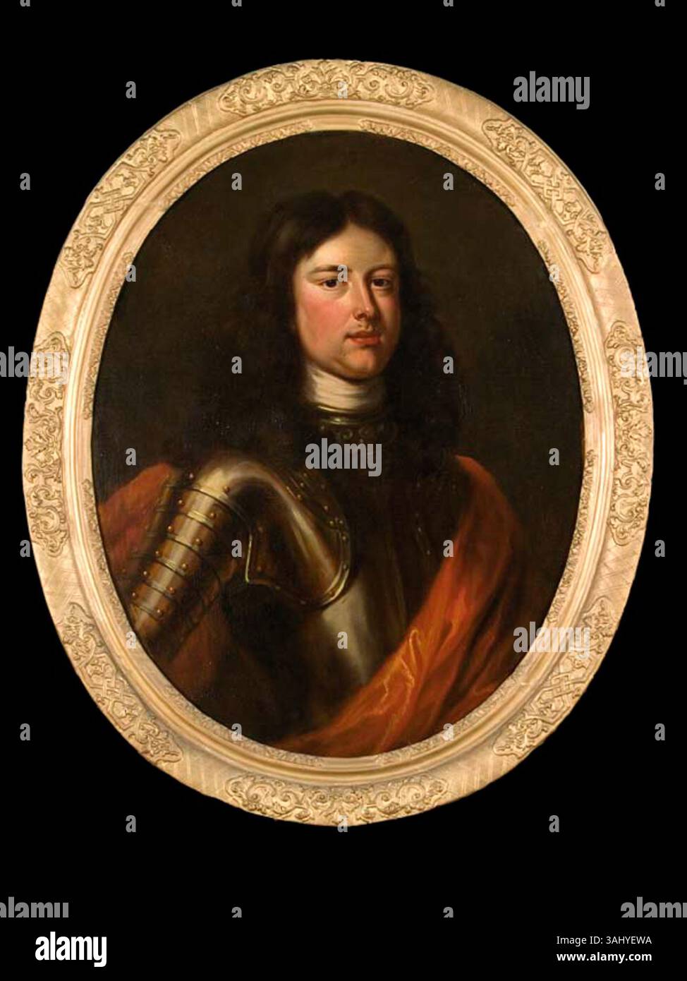 This 1690 portrait of Tjalling Aedo Johan Heringa van Eysinga is an oil ...
