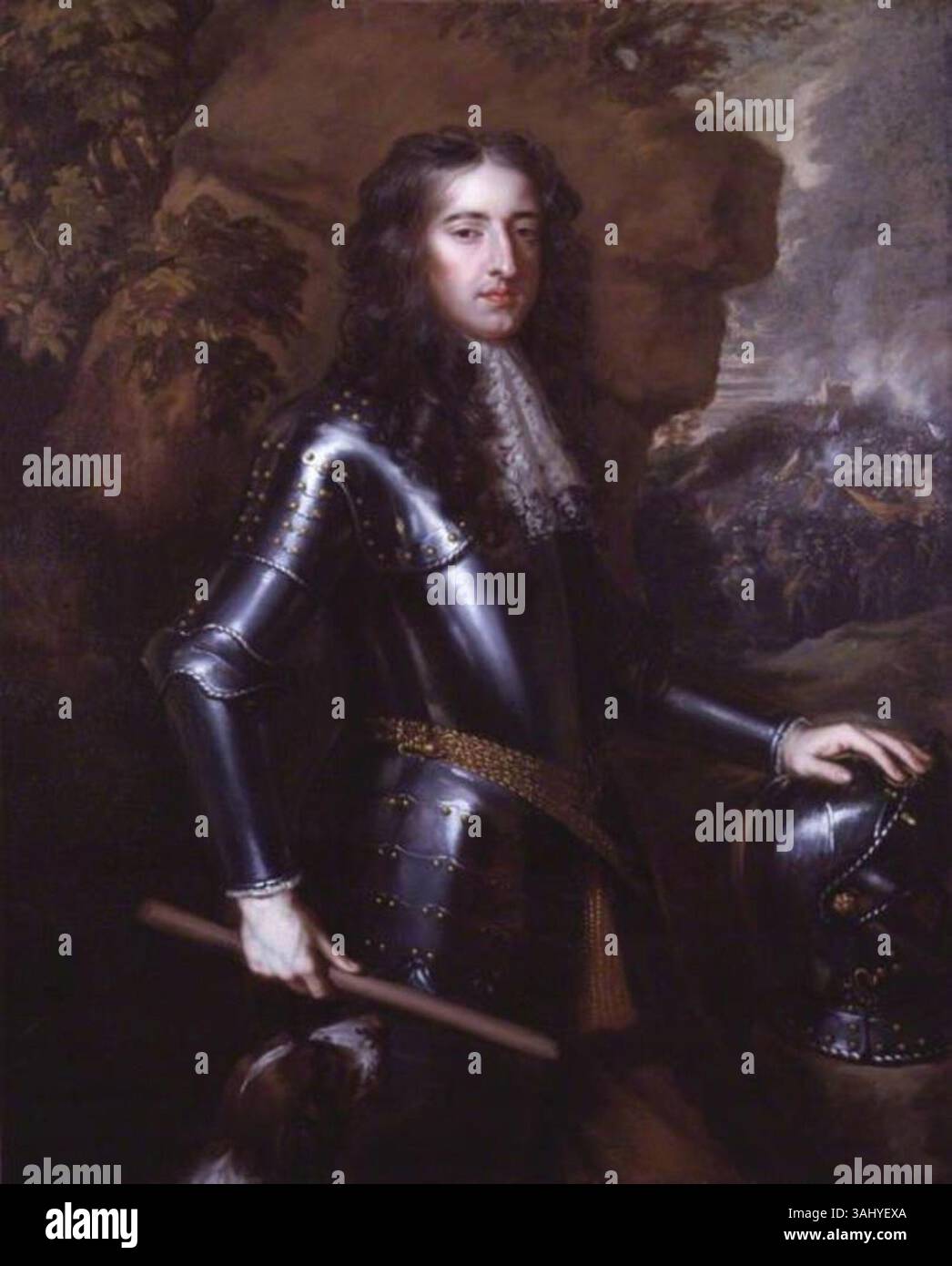 Portrait of Willem III of Orange-Nassau (1650-1702), painted circa 1677 ...