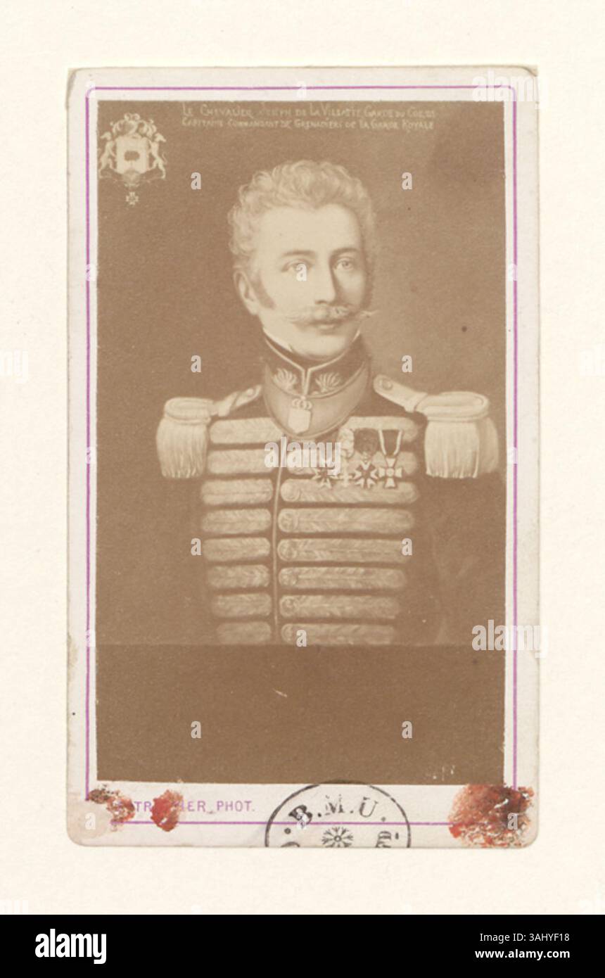 BOYER 1463 features Chevalier Joseph de La Villatte, a captain in the ...