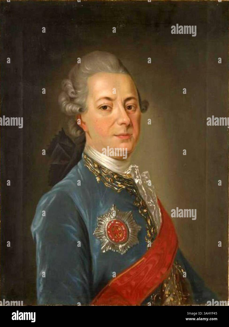 Portrait of Mikhail Mikhailovich Tcherbatov, created in the 1780s by an ...