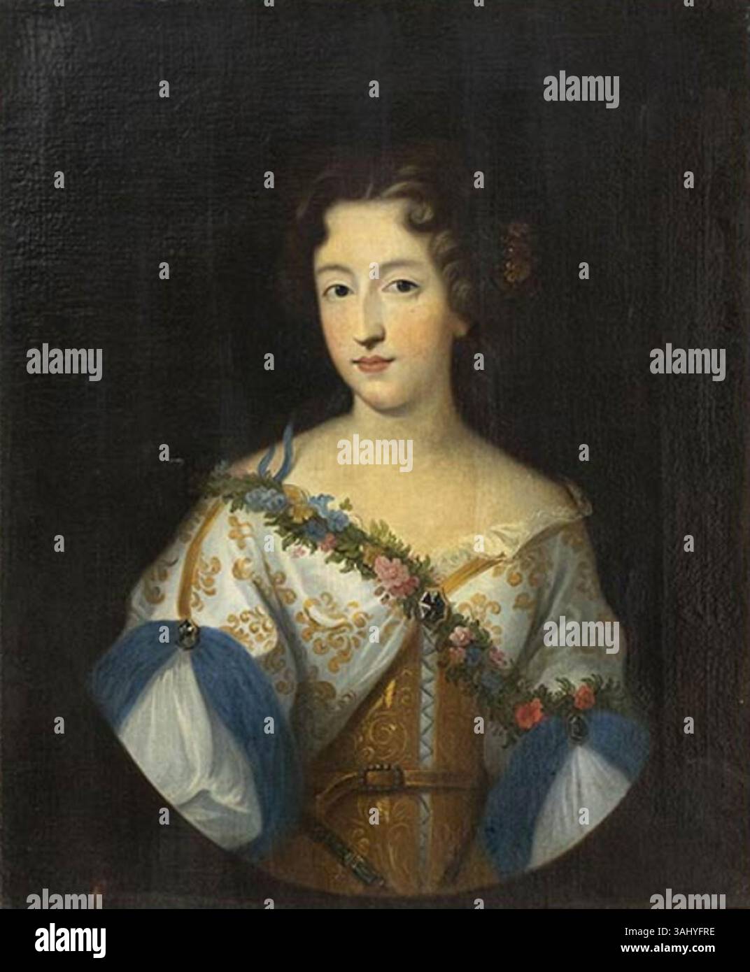 Pair of 17th-century portraits of beautiful women, painted by Jacob ...