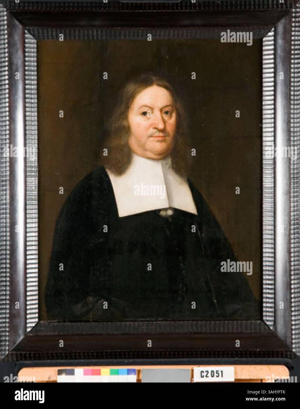 The portrait of Geert Swarte, created by M. Lohman in 1664, captures ...