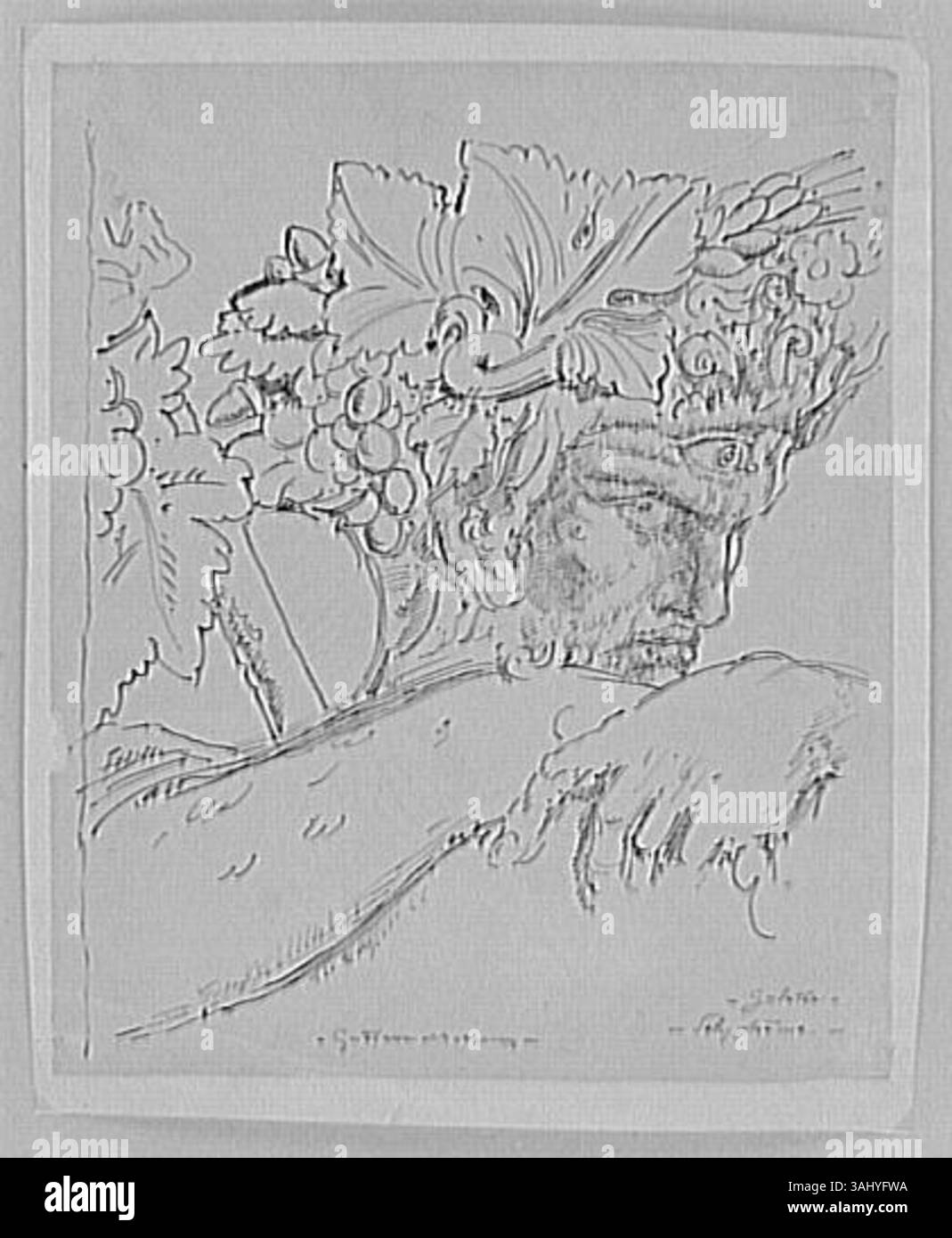 'Etude de Polypheme dans Galatée' by Gustave Moreau is a preparatory ...