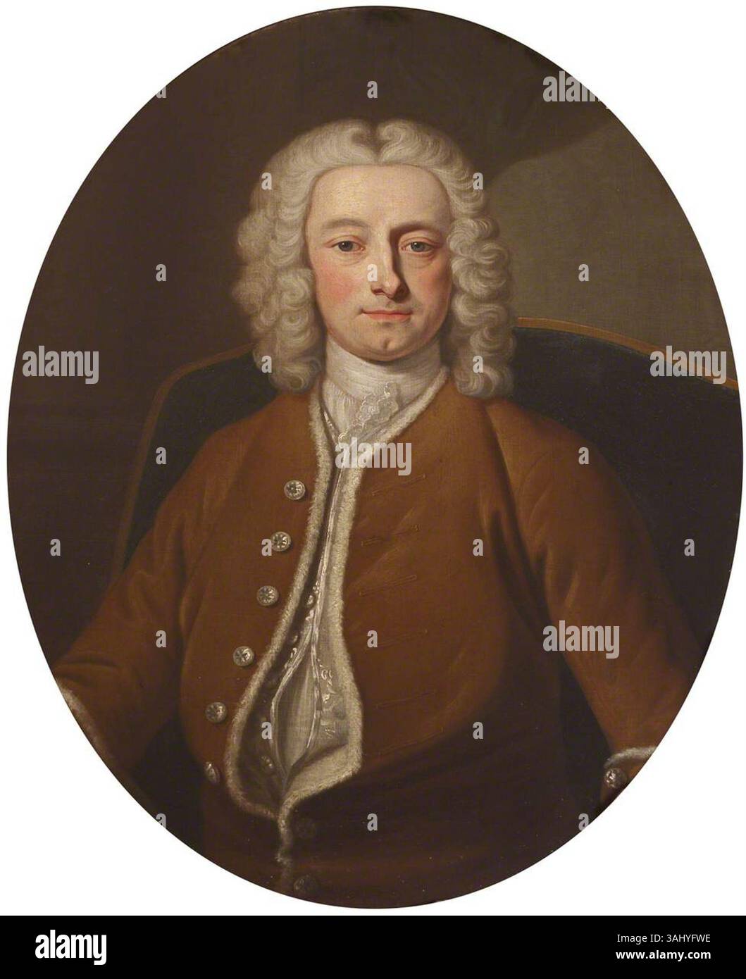 A portrait of Lord John Hervey, 2nd Baron Hervey of Ickworth, painted ...